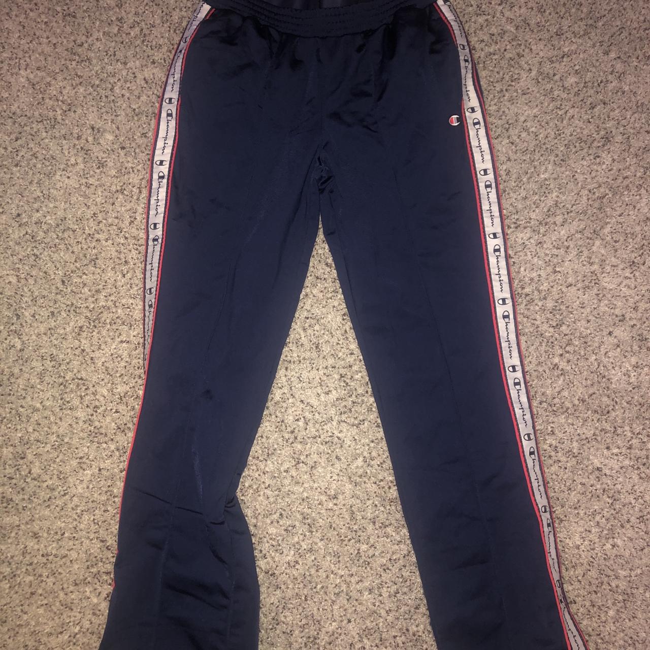 loose all the way down the leg comfortable Navy... - Depop