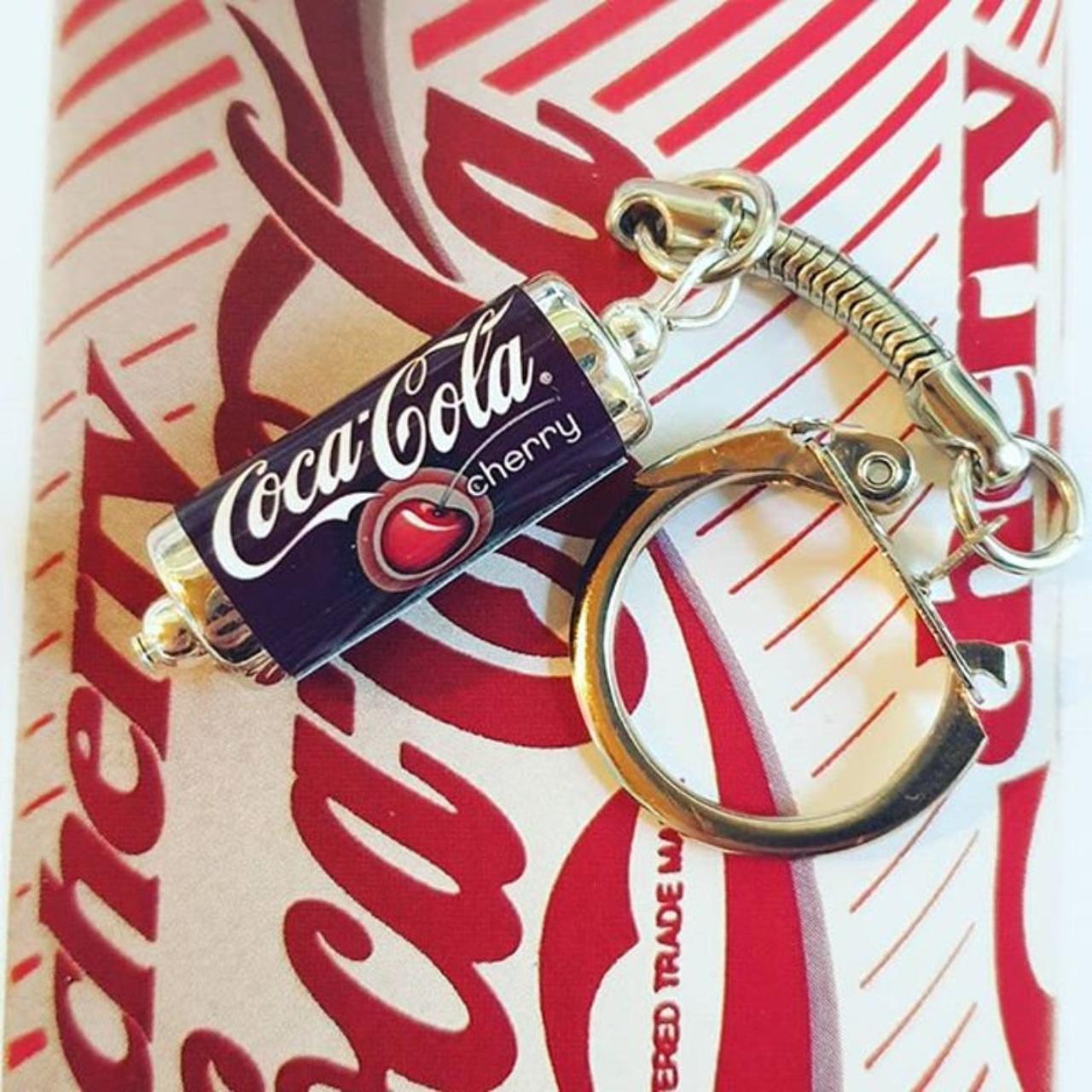 Cherry Coke Keyring Secured to a high quality,... - Depop