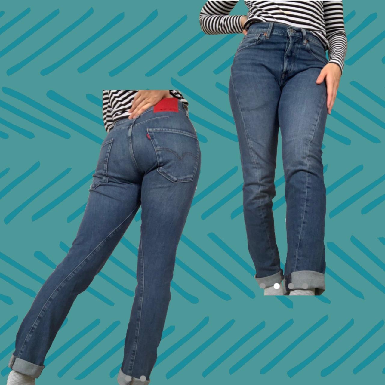 🌚 W27L32 blue engineered twist Levi’s 🌚 Gorgeous... - Depop