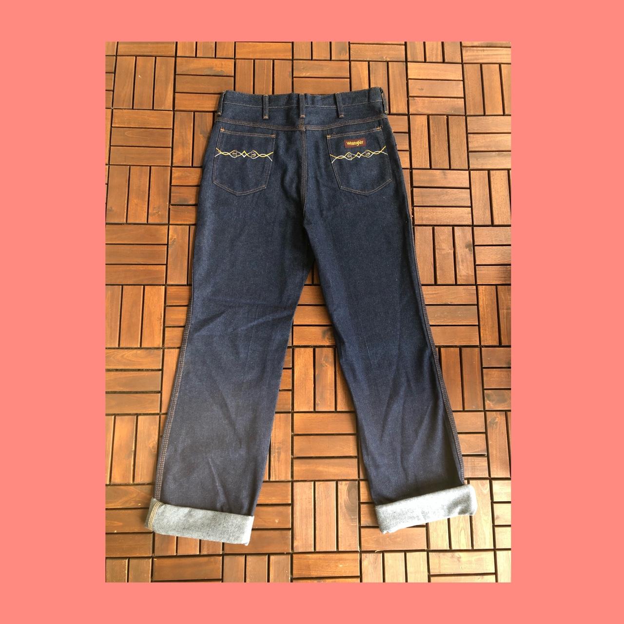 Vintage 1970s Wrangler rapid transit jeans made in... - Depop
