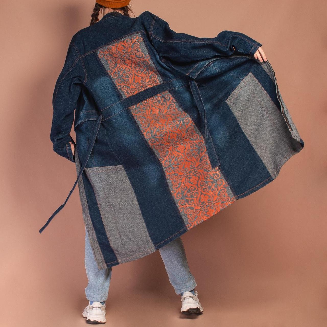 Vintage 2001 Denim Penny Lane Coat By Bsnstarquality Depop