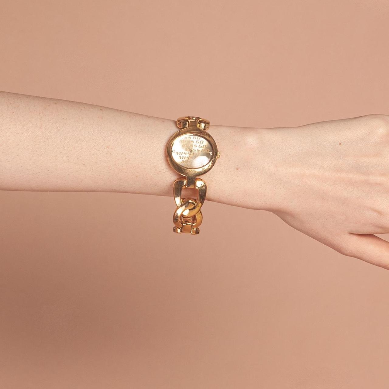 Vintage y2k miss sixty watch in gold with tiny... - Depop