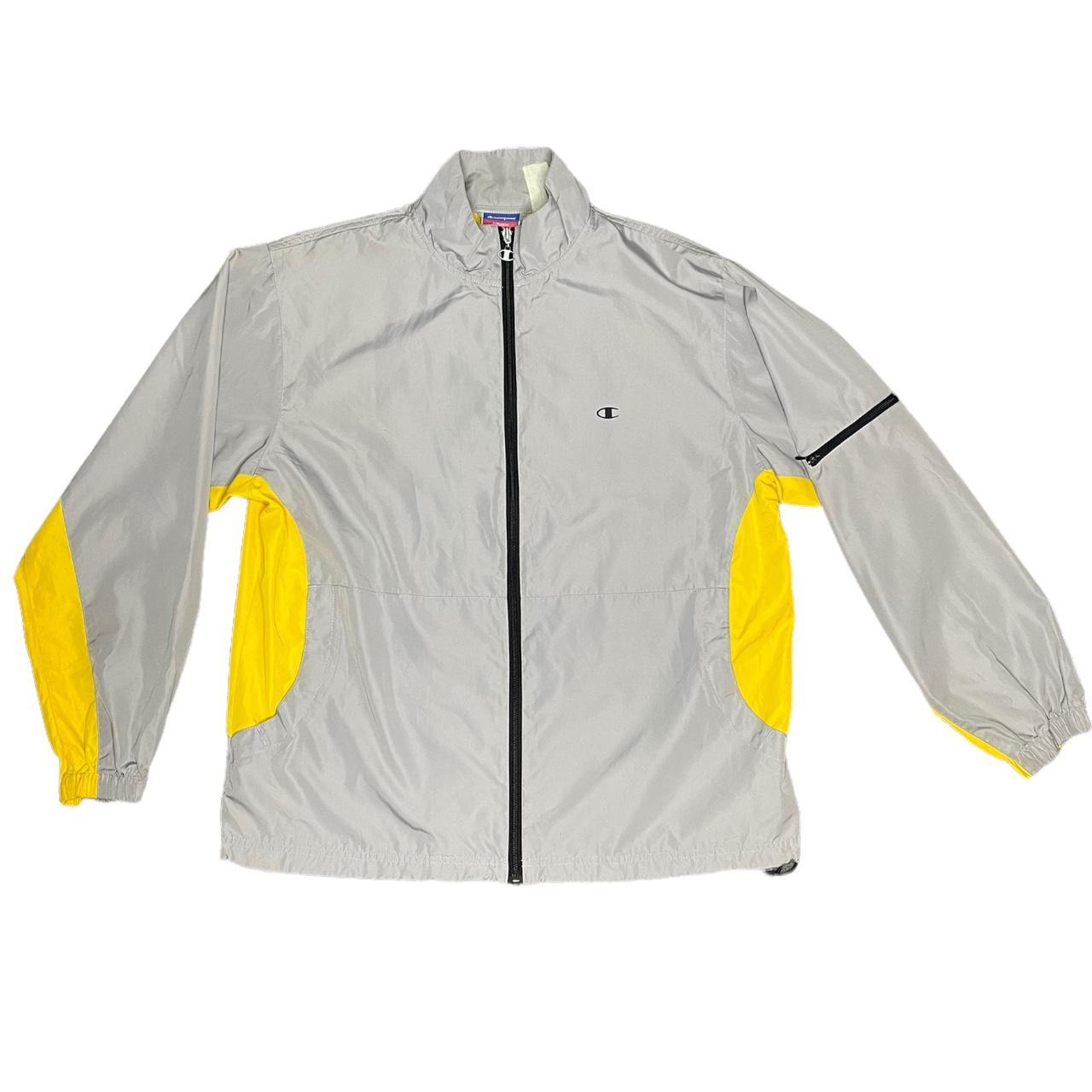 Champion Windbreaker. Retro Classic Track Pullover... - Depop