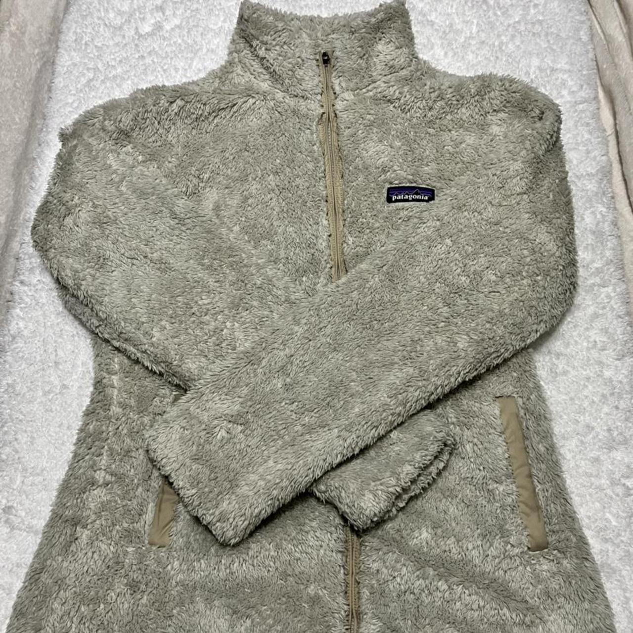 Patagonia oatmeal cream zip up jacket Lightweight... - Depop