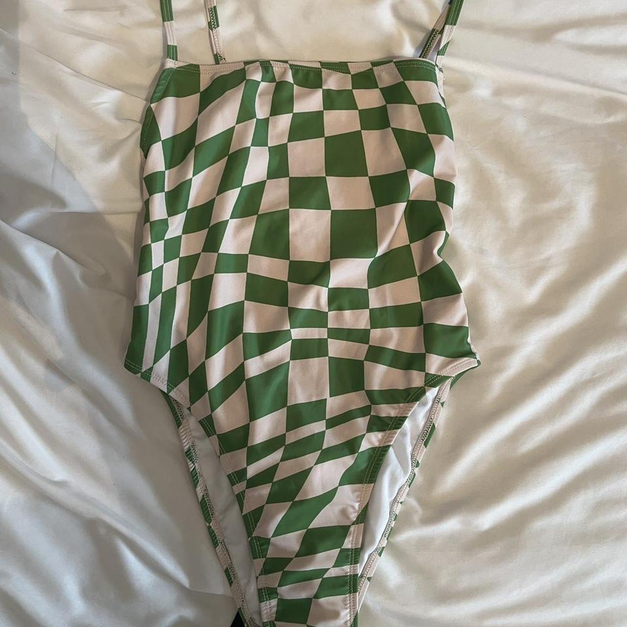 Motel Rocks Luelle green flag swimsuit. Brand new... - Depop