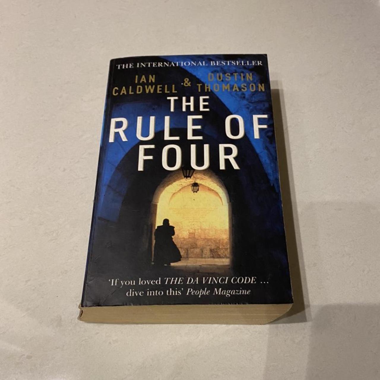 The Rule of Four book, Ian Caldwell & Dustin... - Depop