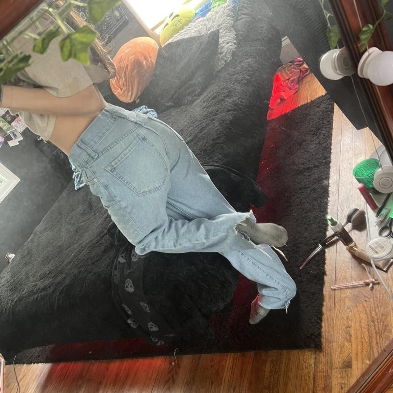 Forever 21 basic light wash baggy jeans I love these... - Depop