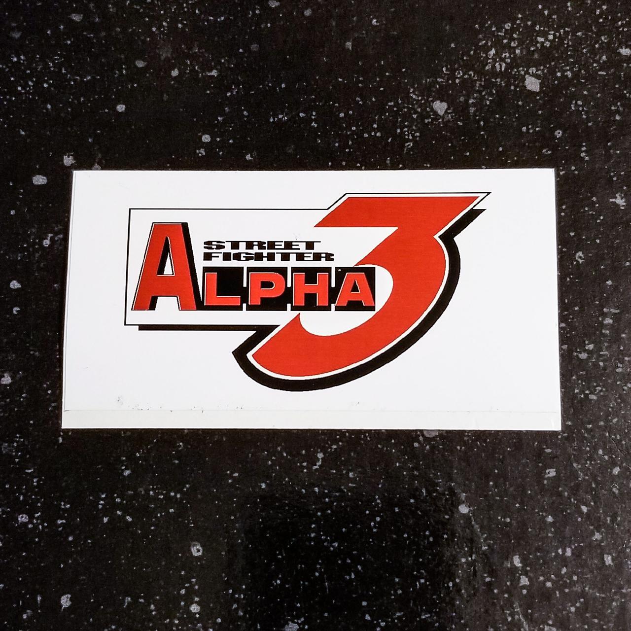 4" x 2" Street Fighter Alpha 3 logo waterproof... - Depop