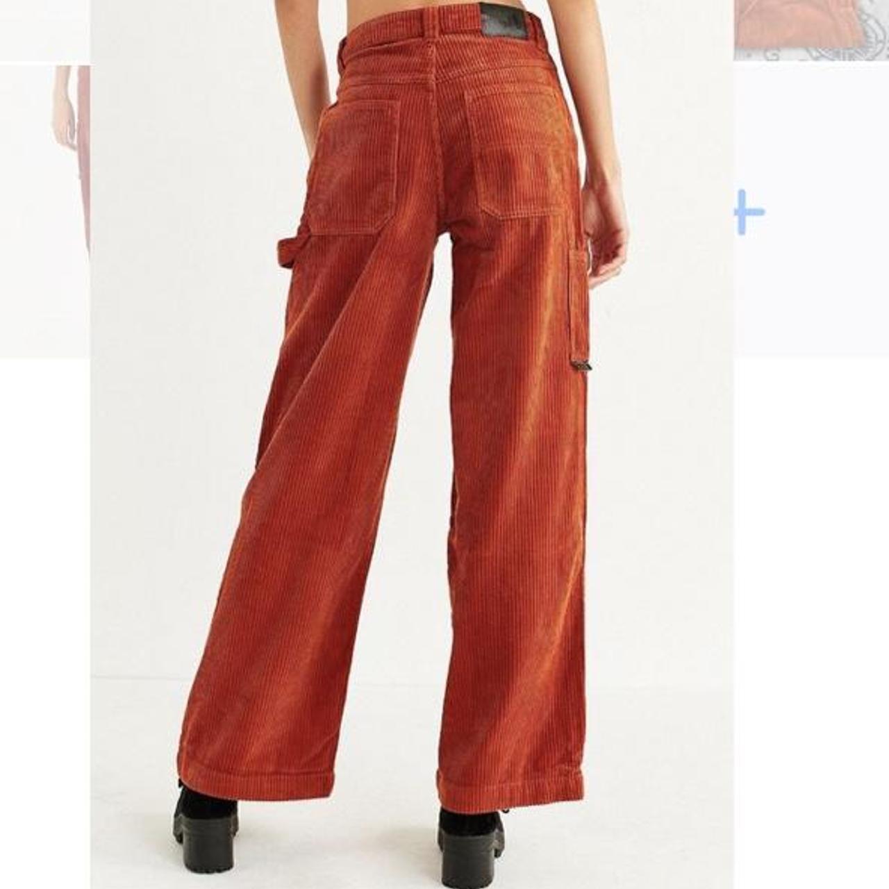 UNIF Women's Orange Trousers | Depop