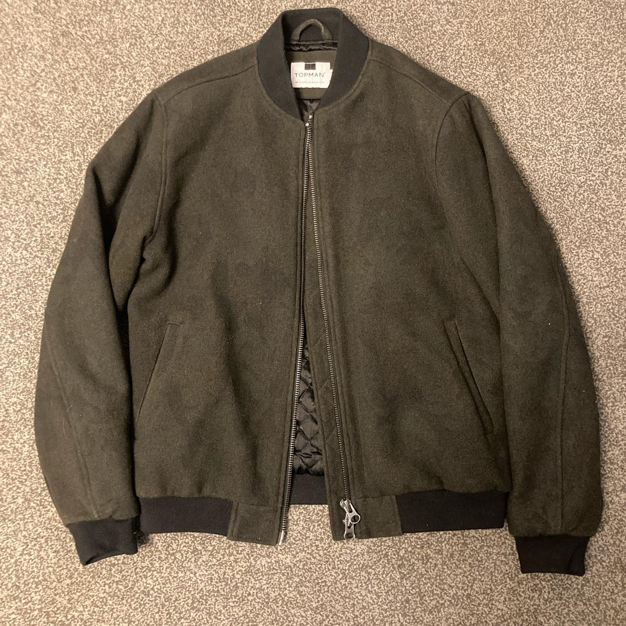 Topman Bomber Jacket. Subtle Camo pattern with nice... - Depop
