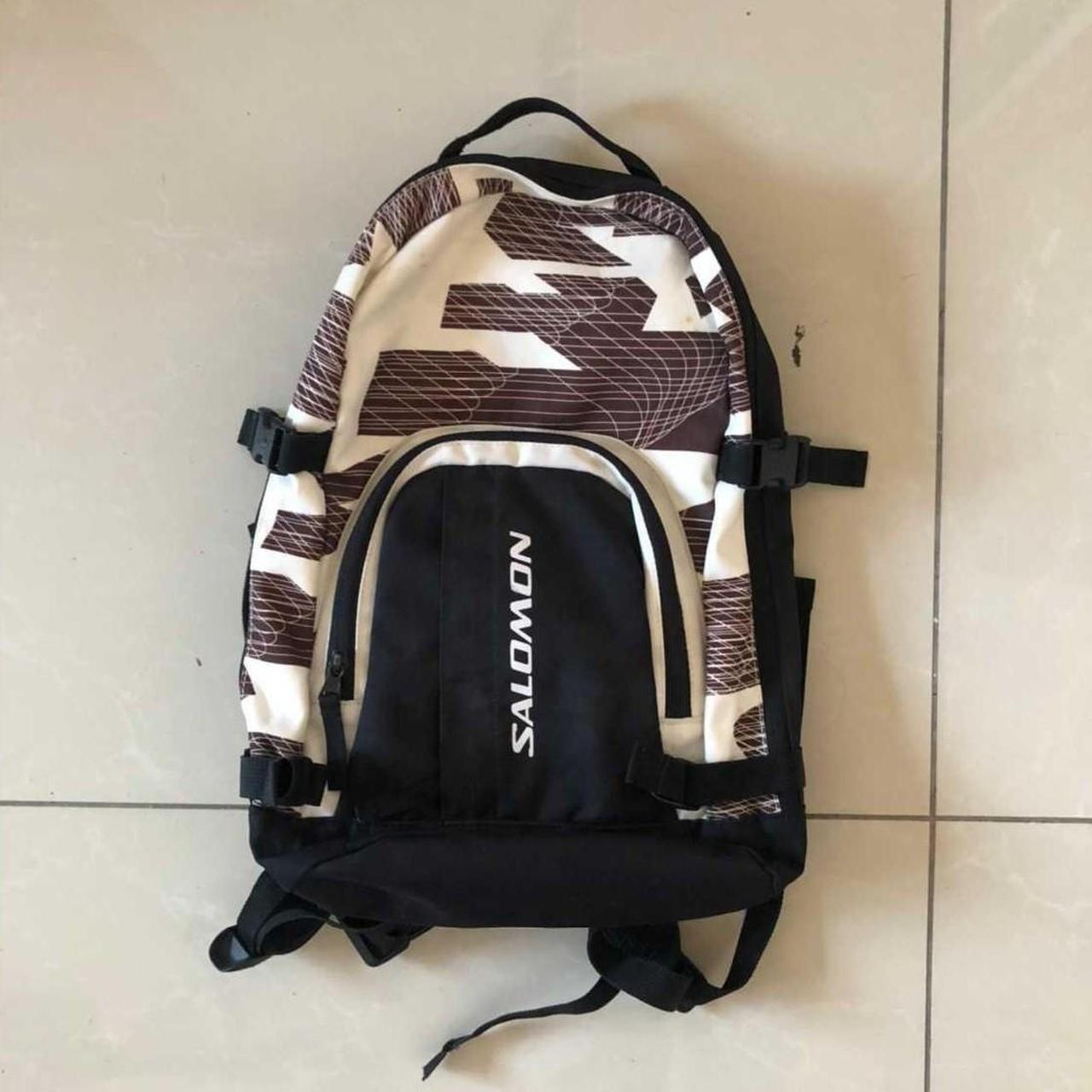 Mini vintage salomon backpack wih insulated... - Depop