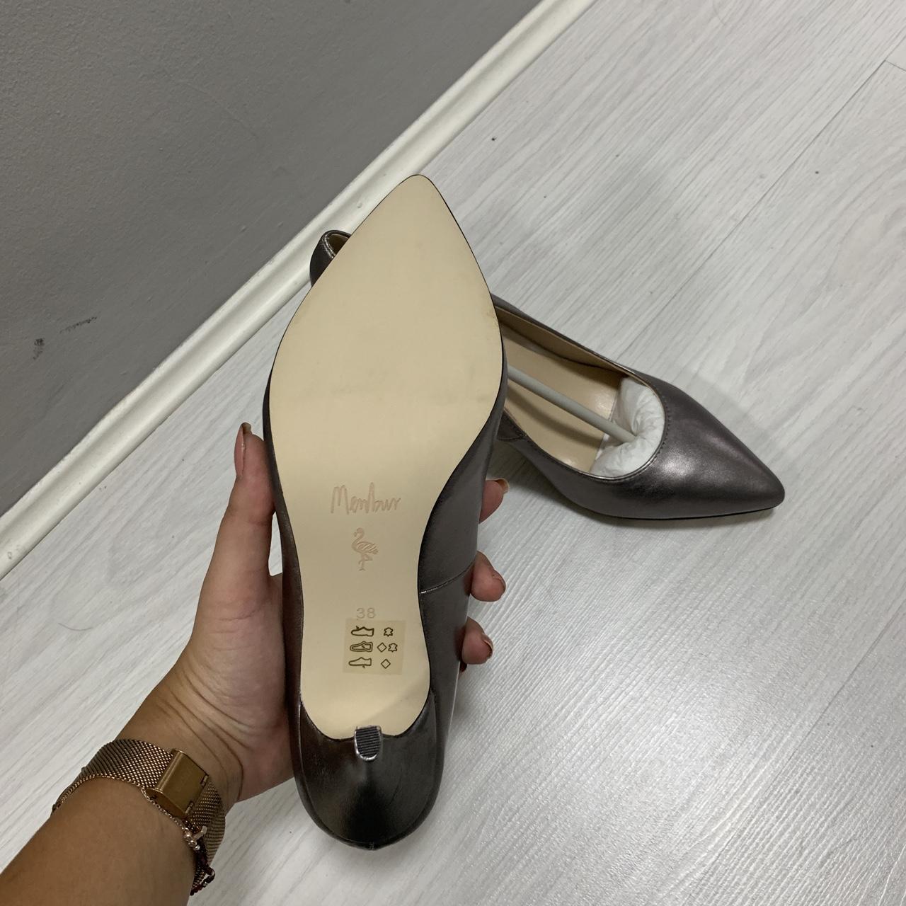 Spanish brand MENBUR champagne / bronze LEATHER... - Depop