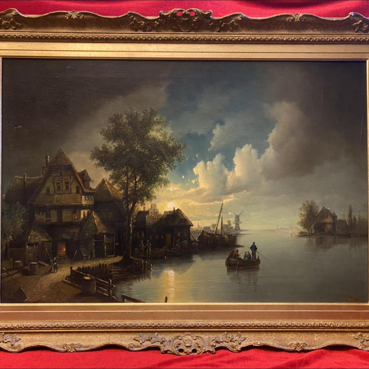 19th Century Oil Painting By Dutch Master Artist J... - Depop 19th Century Oil Painting By Dutch Master Artist J... - Depop