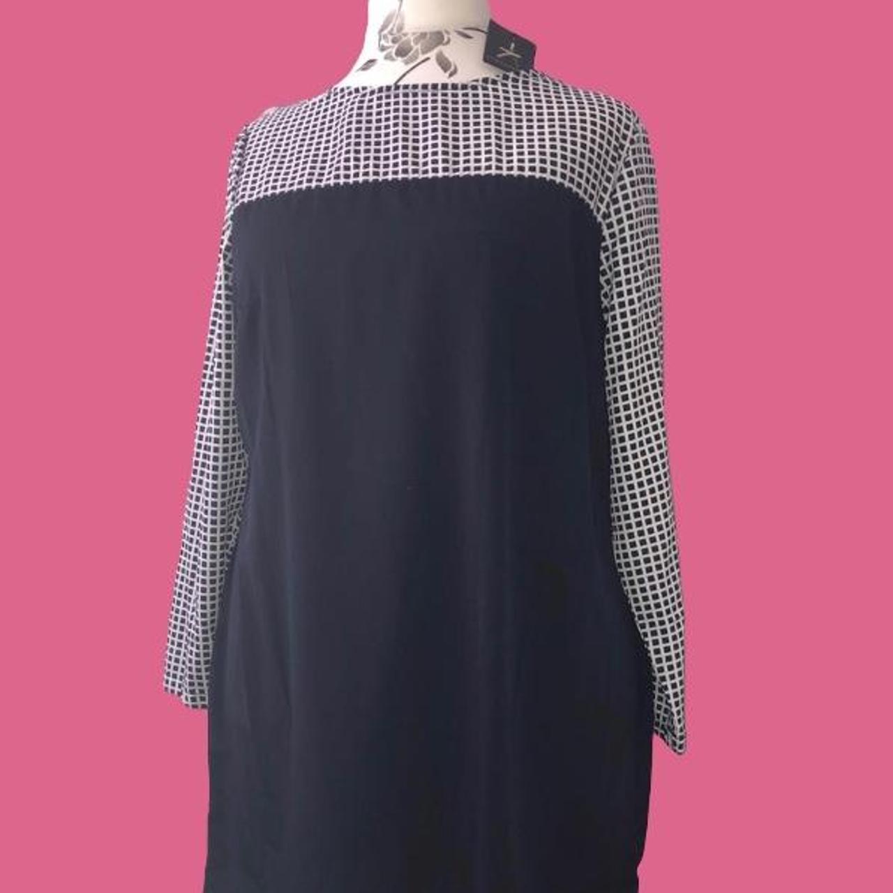 Navy & White Dress 🖤 Primark 🖤 Size 20🖤 BNWT🖤... - Depop