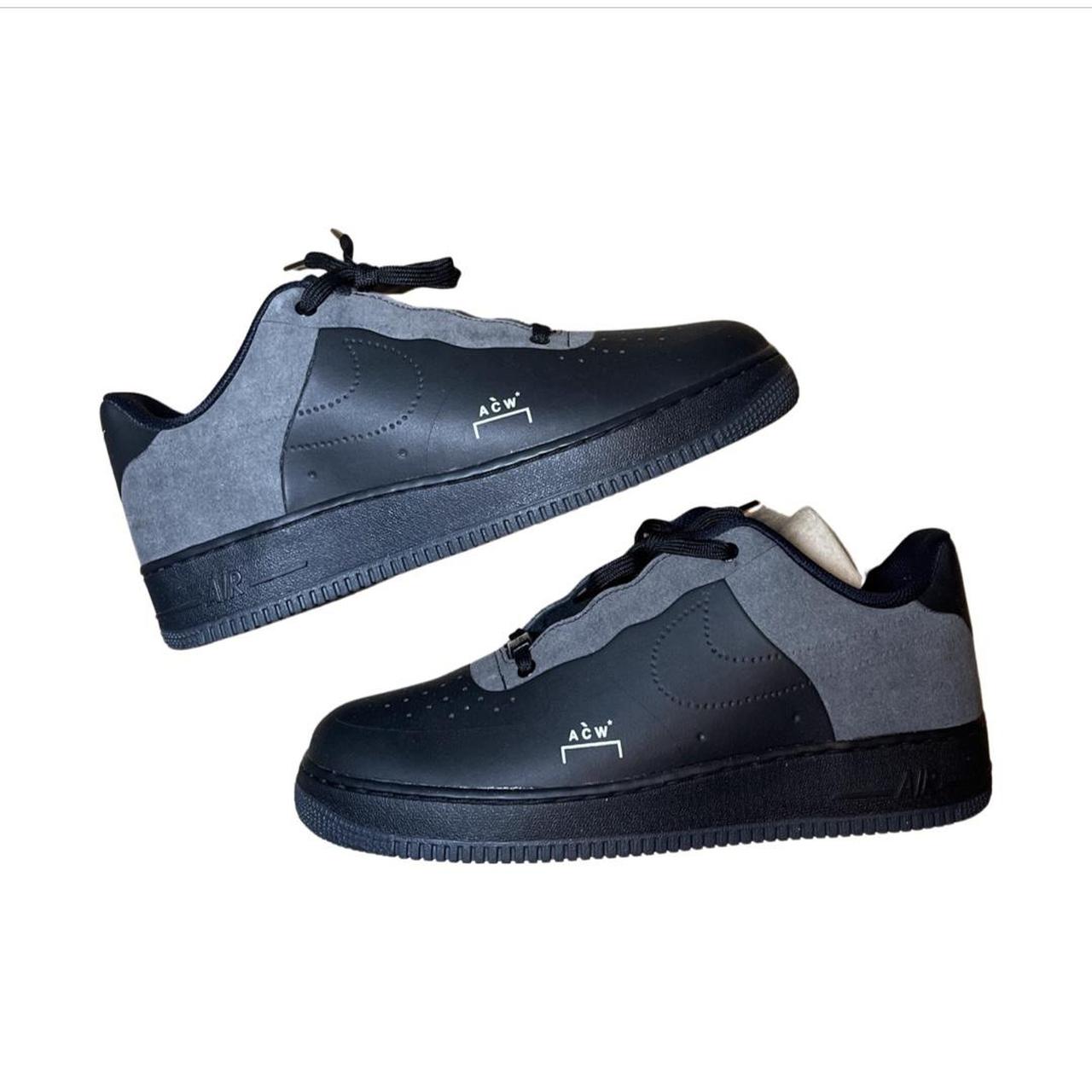 A Cold Wall / ACW - Nike Air Force 1 sz10 Black... - Depop