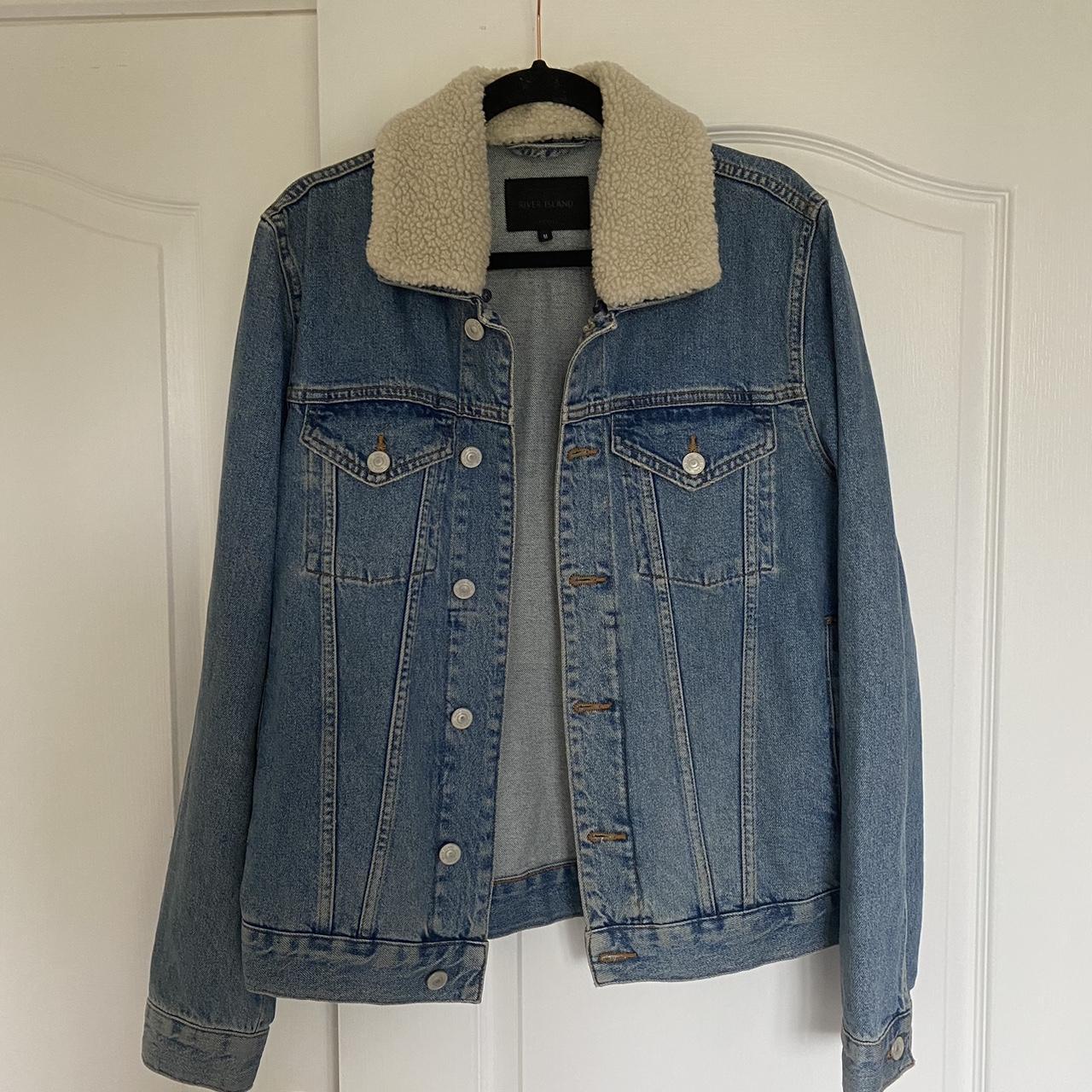 River Island Men's Blue Jacket | Depop