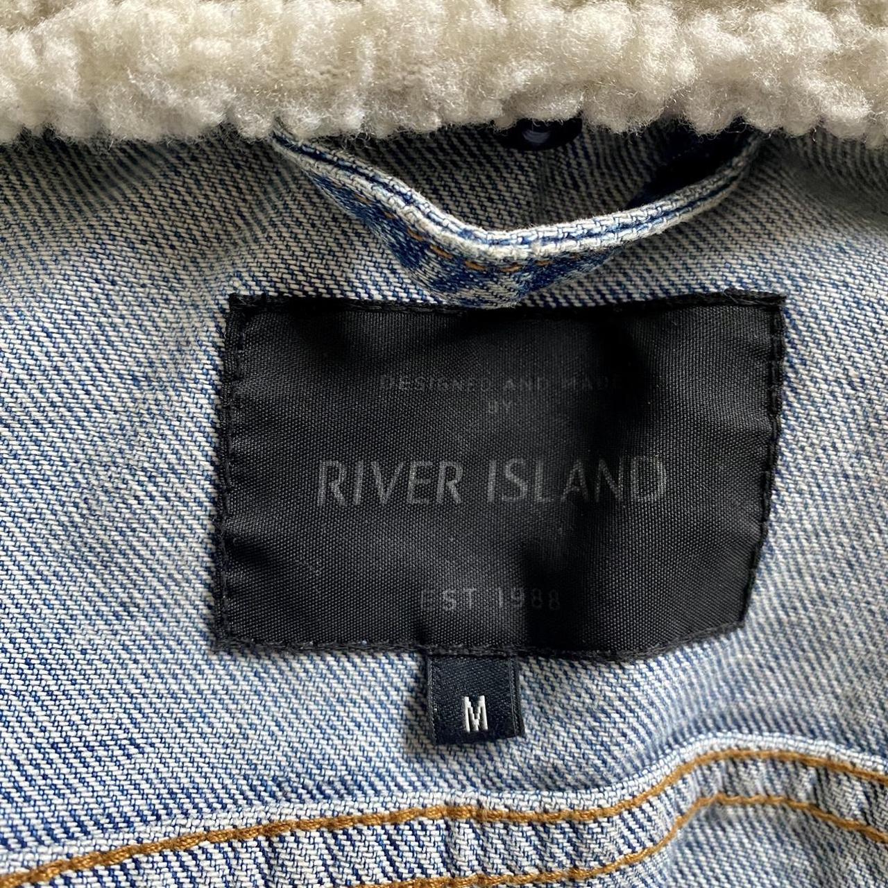 River Island Men's Blue Jacket | Depop