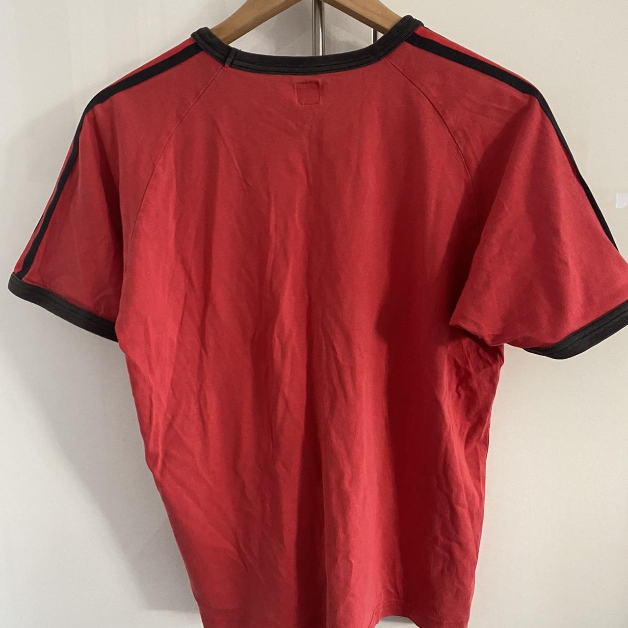 Adidas Originals vintage red t-shirt. Worn a number... - Depop