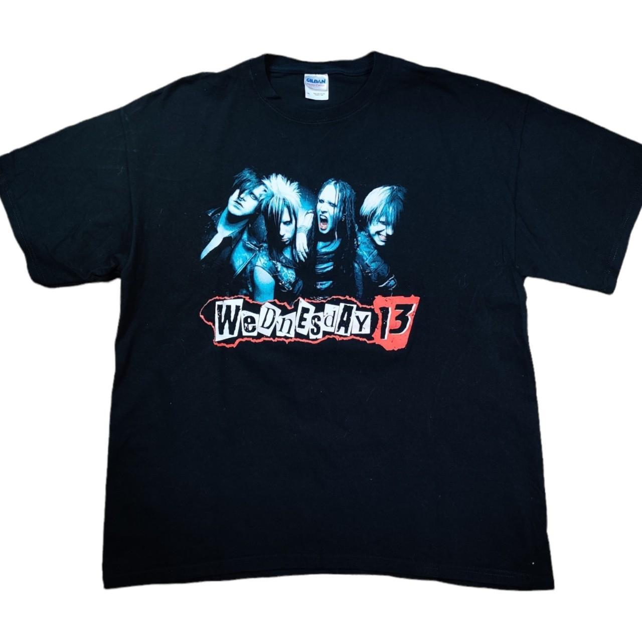 WEDNESDAY 13 VINTAGE BAND SHIRT TILL DEATH DO US... - Depop