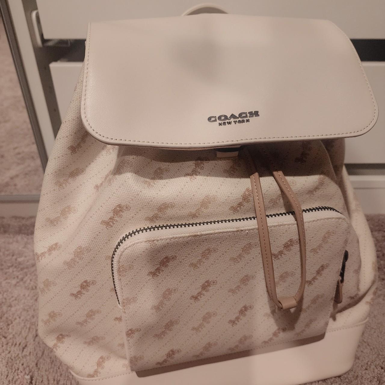 Coach turnover backpack. Has inside sleeve for laptop. - Depop