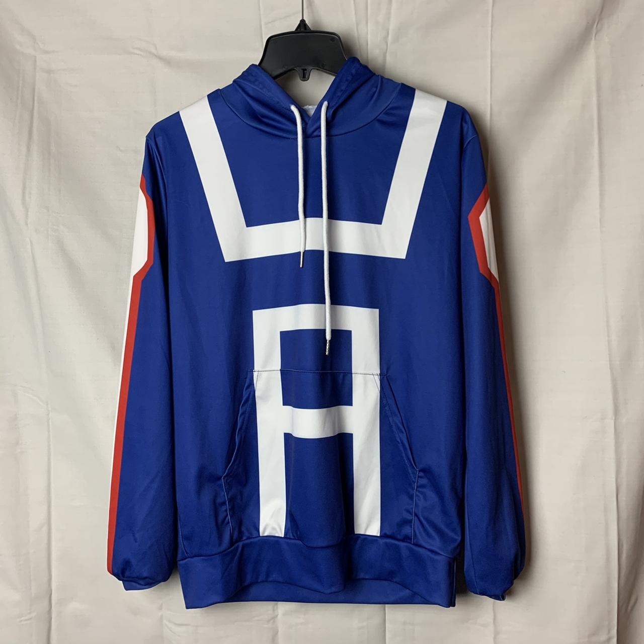 MY HERO ACADEMIA BLUE UNIFORM ANIME HOODIE worn by... - Depop
