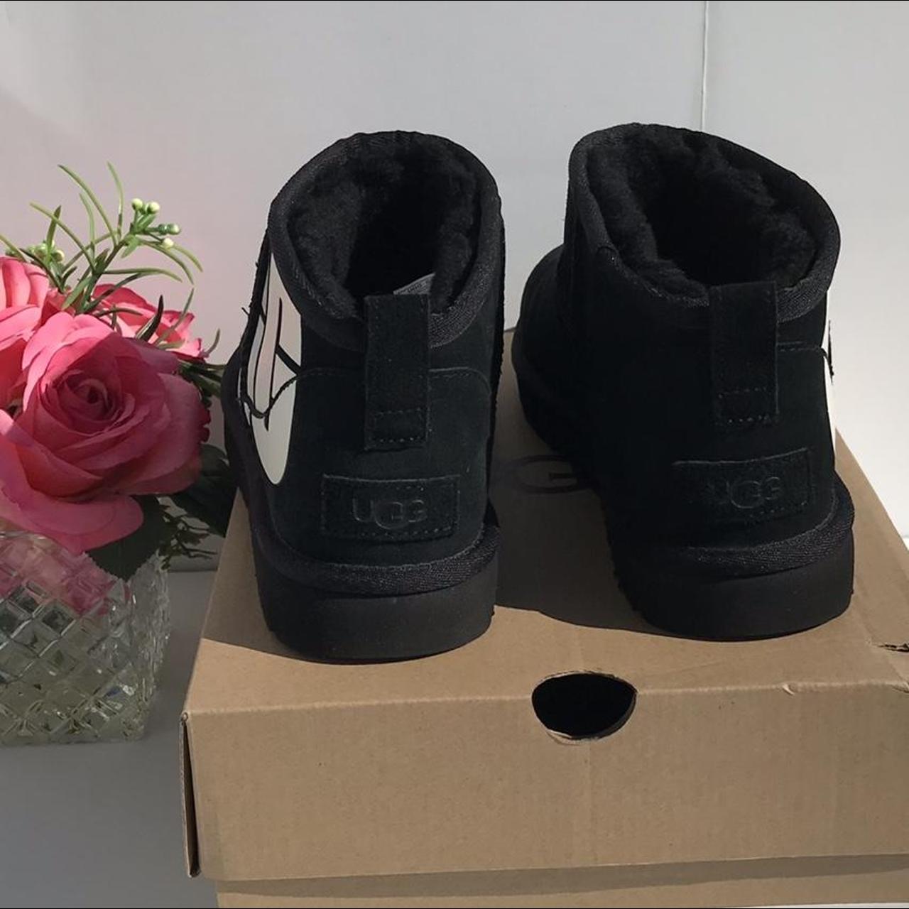 UGG Classic Ultra Mini Chopd New in a box Check... - Depop