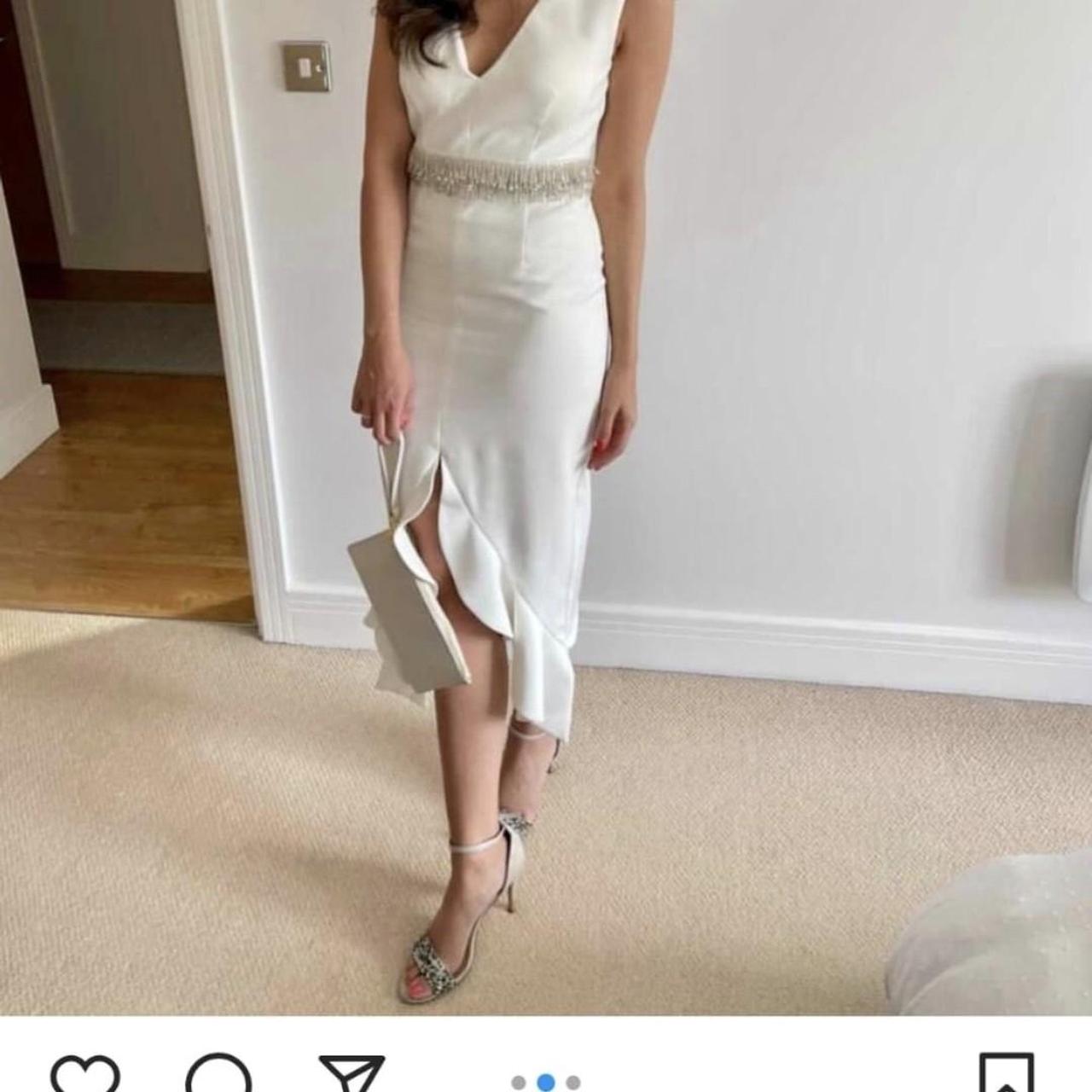 8th sign dress white. Beautiful white dress perfect... - Depop