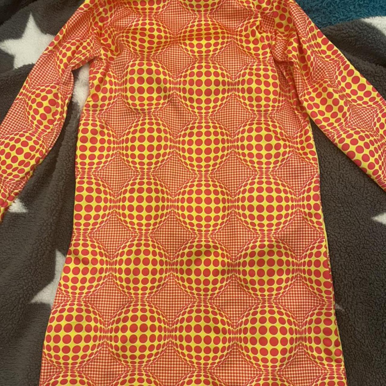 Psycho Cow optical dress Never been worn Brand new - Depop