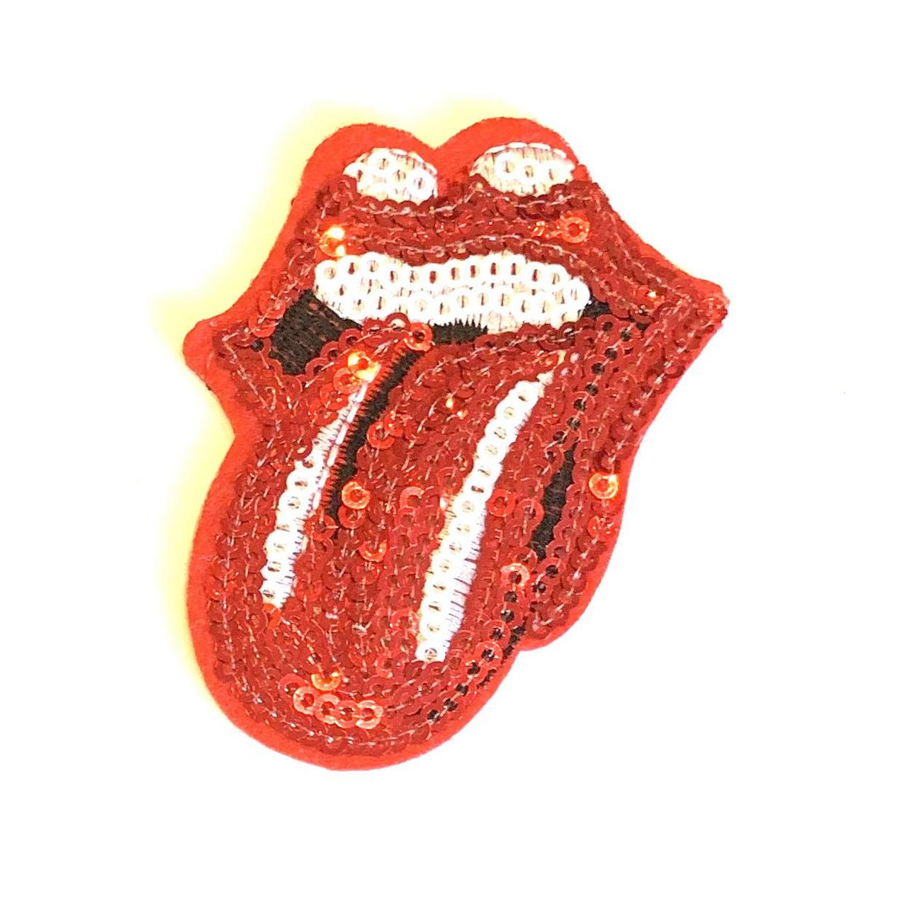 The Rolling Stones patch iron on band patches... - Depop
