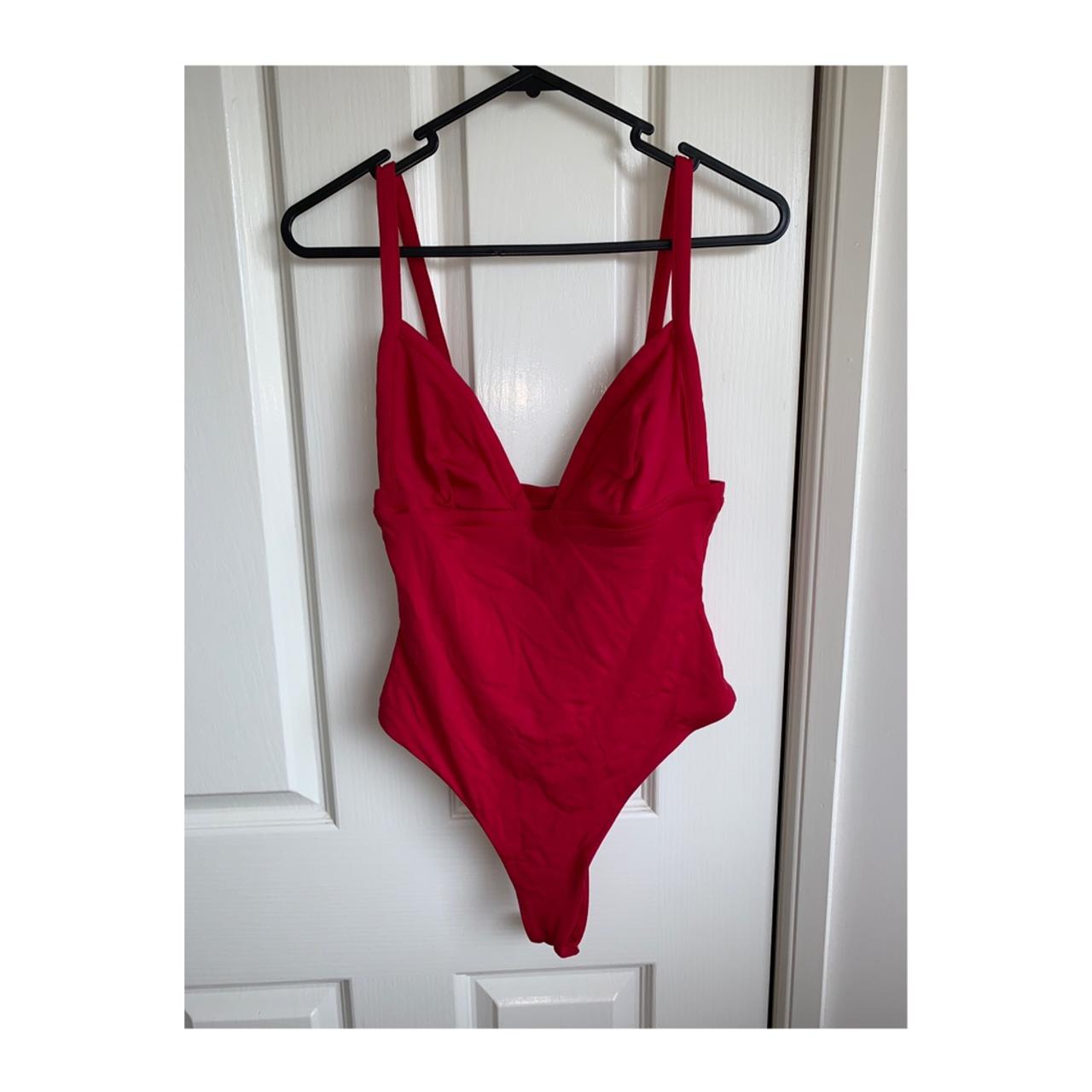 KOOKAI RED BODYSUIT - size 1 ( old sizing ) - never... - Depop