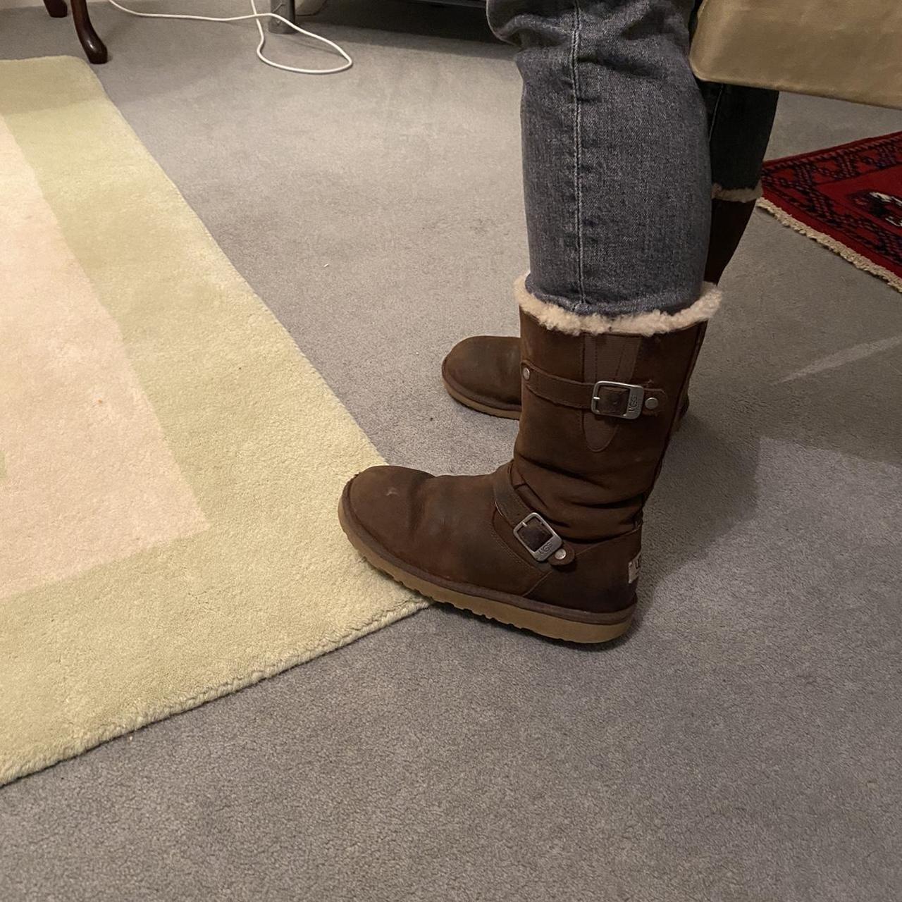 Genuine Kensington Ugg boots Conker brown... - Depop