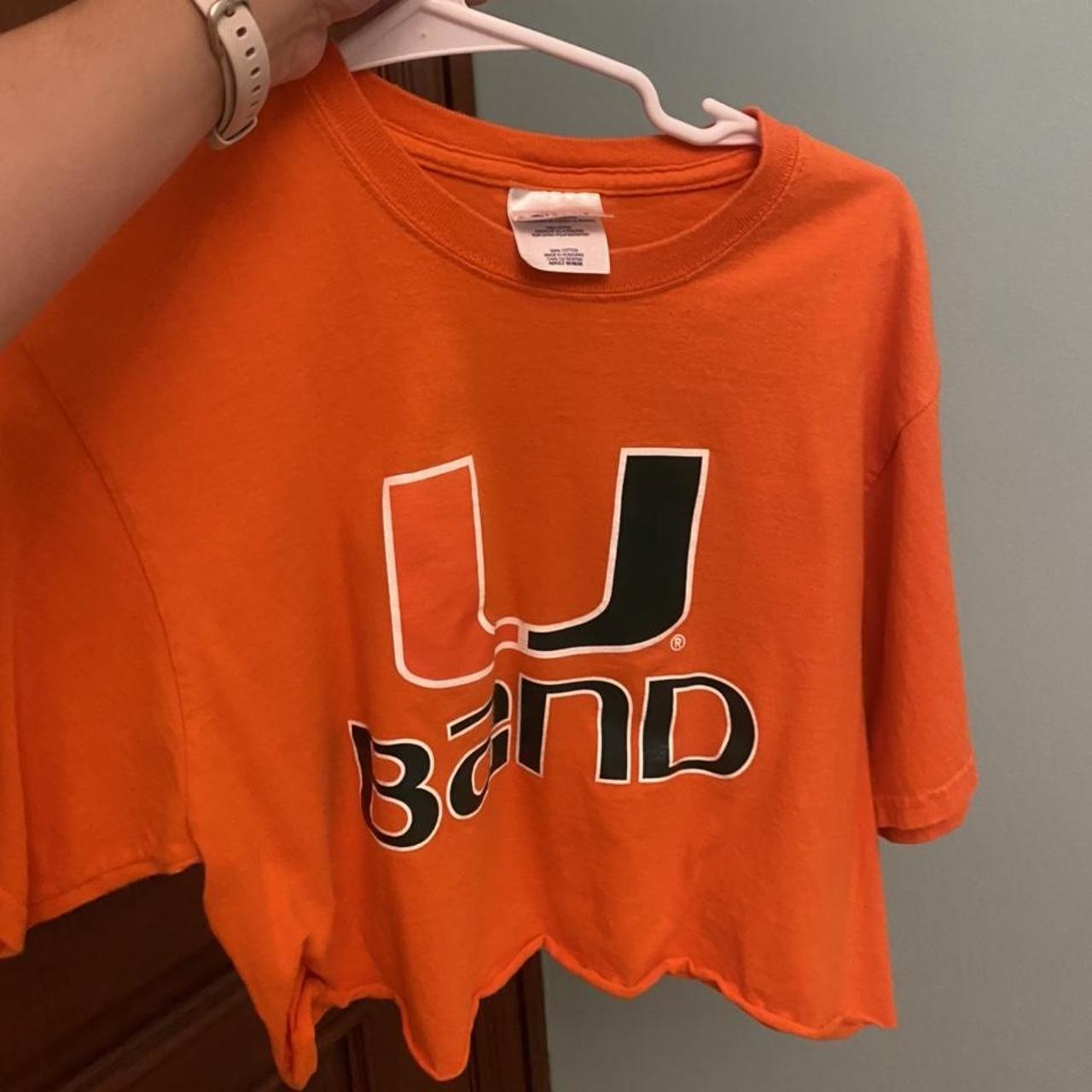 University of Miami UM UMiami cropped t-shirt. Says... - Depop