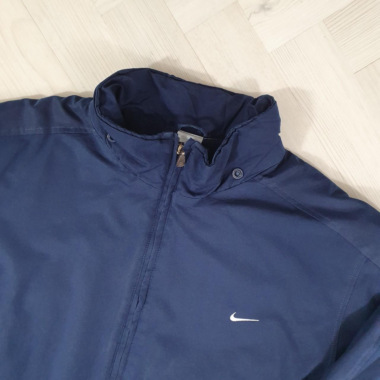 Vintage/Retro blue Nike puffer jacket with... - Depop