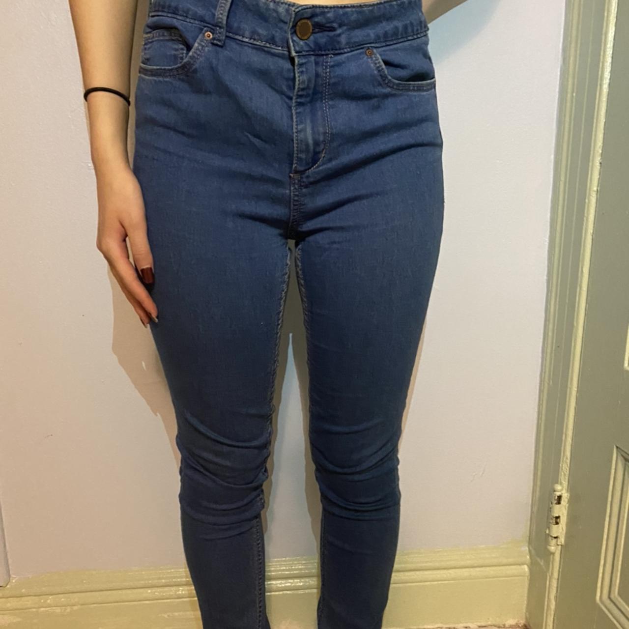 High waisted blue jeans #highwaisted #bluejeans... - Depop