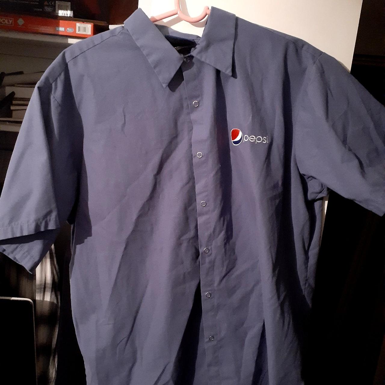 Aramark Original Pepsi mechanic work button down... - Depop
