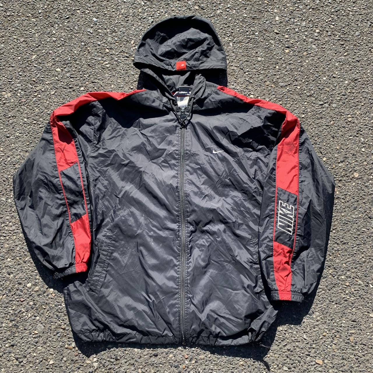 Vintage early 2000s y2k Nike windbreaker size Xl... - Depop