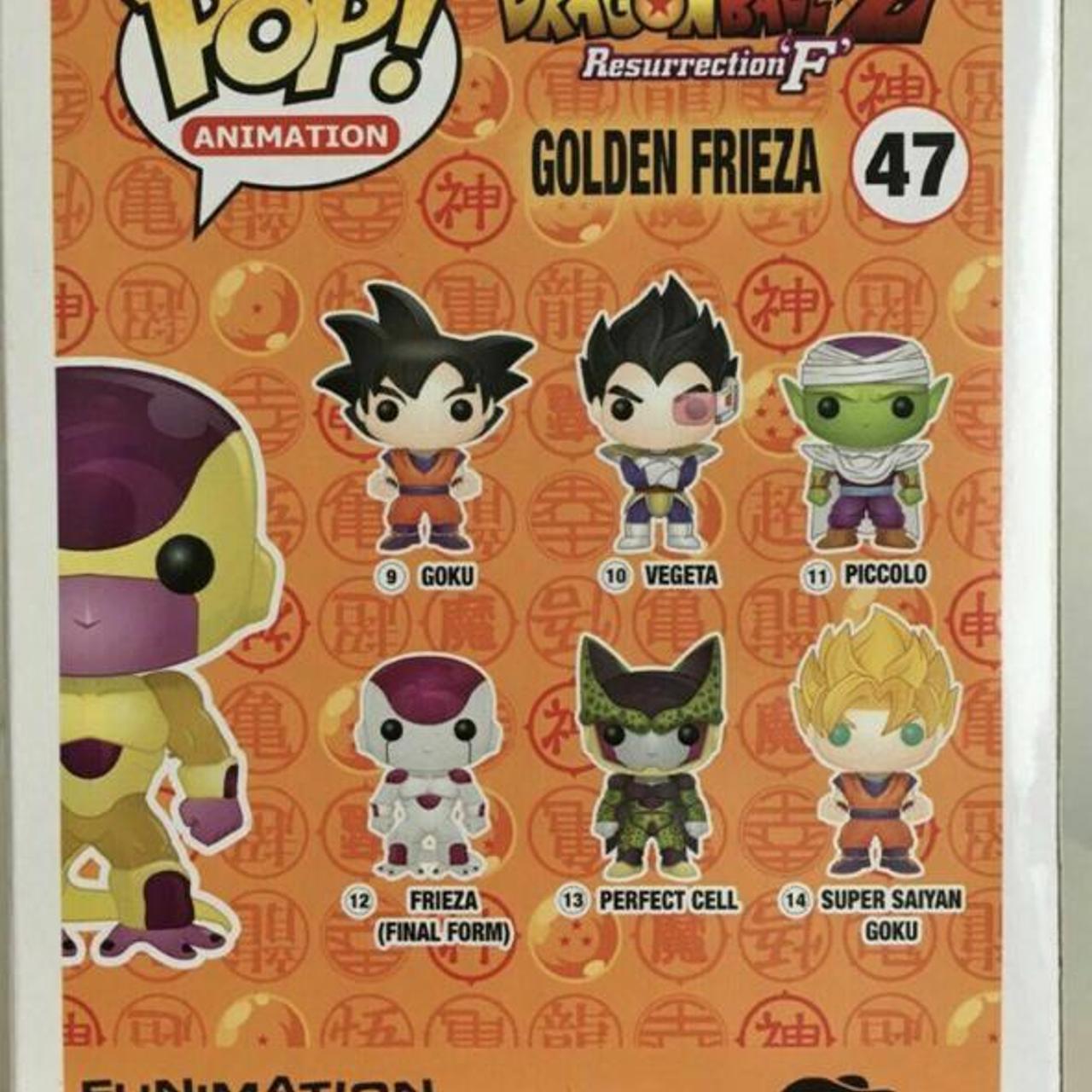 Golden frieza #47 exclusive red eyes variant #funko... - Depop