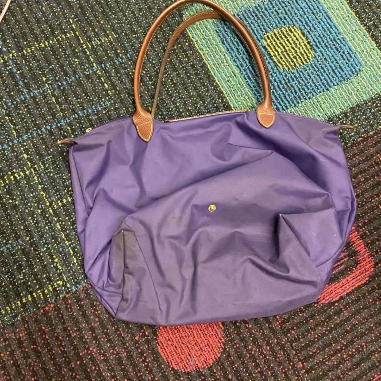 Longchamp bag, good condition with pen stains inside... - Depop