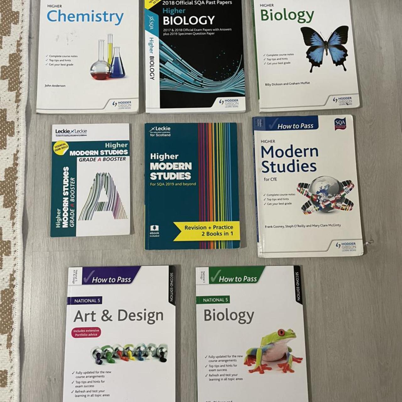 Scottish Higher and National 5 revision books. Most... - Depop