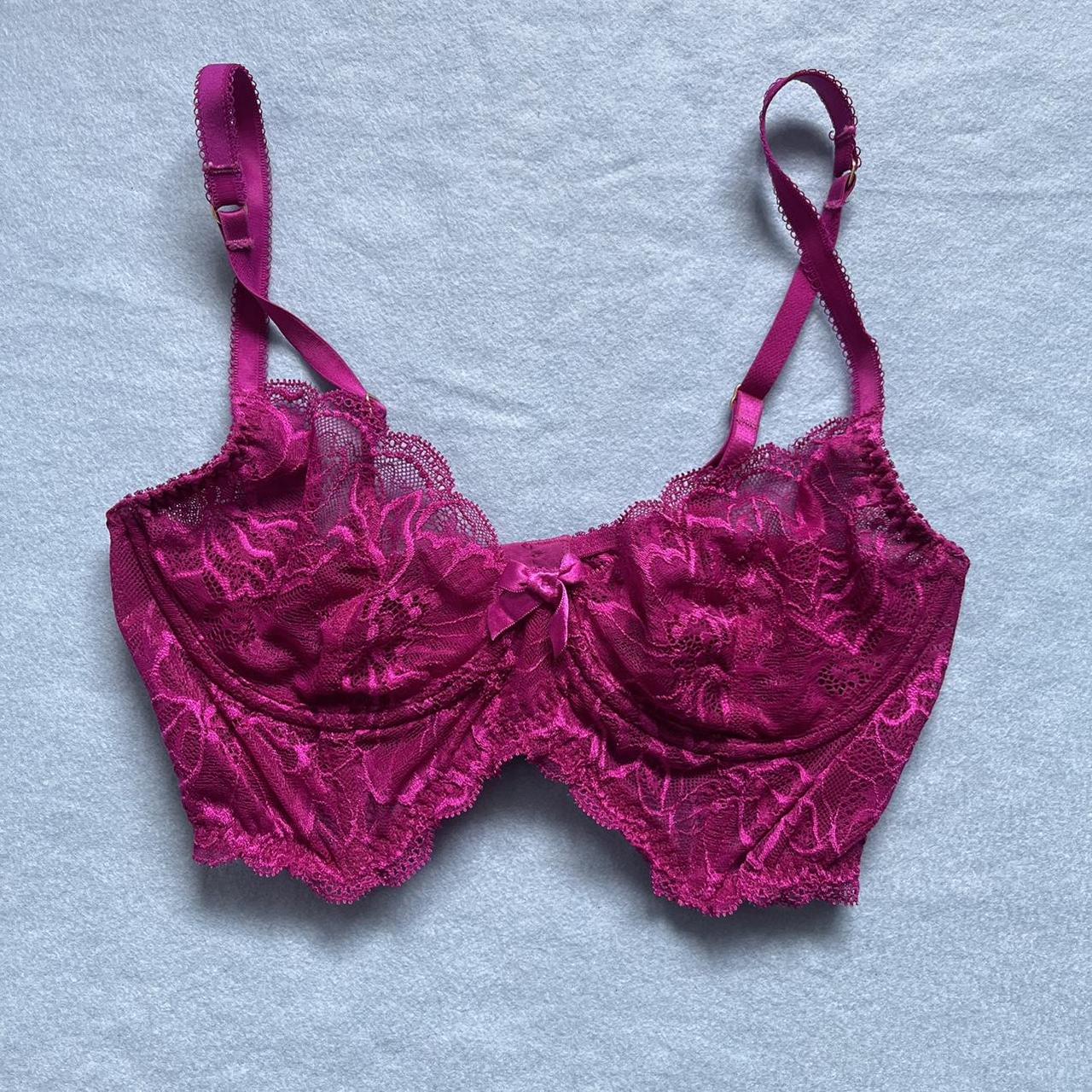 Fuchsia bra from L’Agent by Agent Provocateur ~ size... - Depop