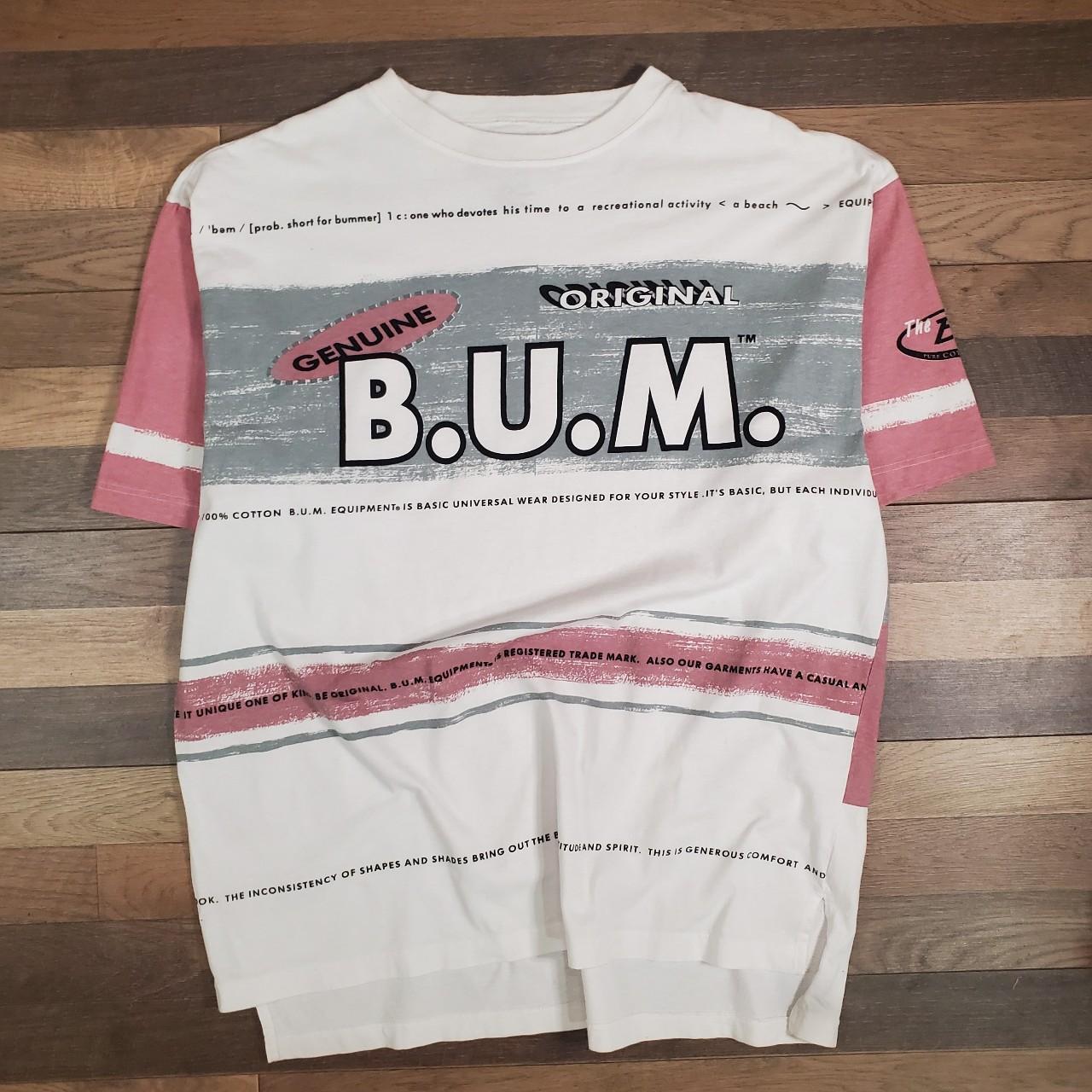 Vintage BUM Equipment Original 90s Clothing Rare AOP... - Depop