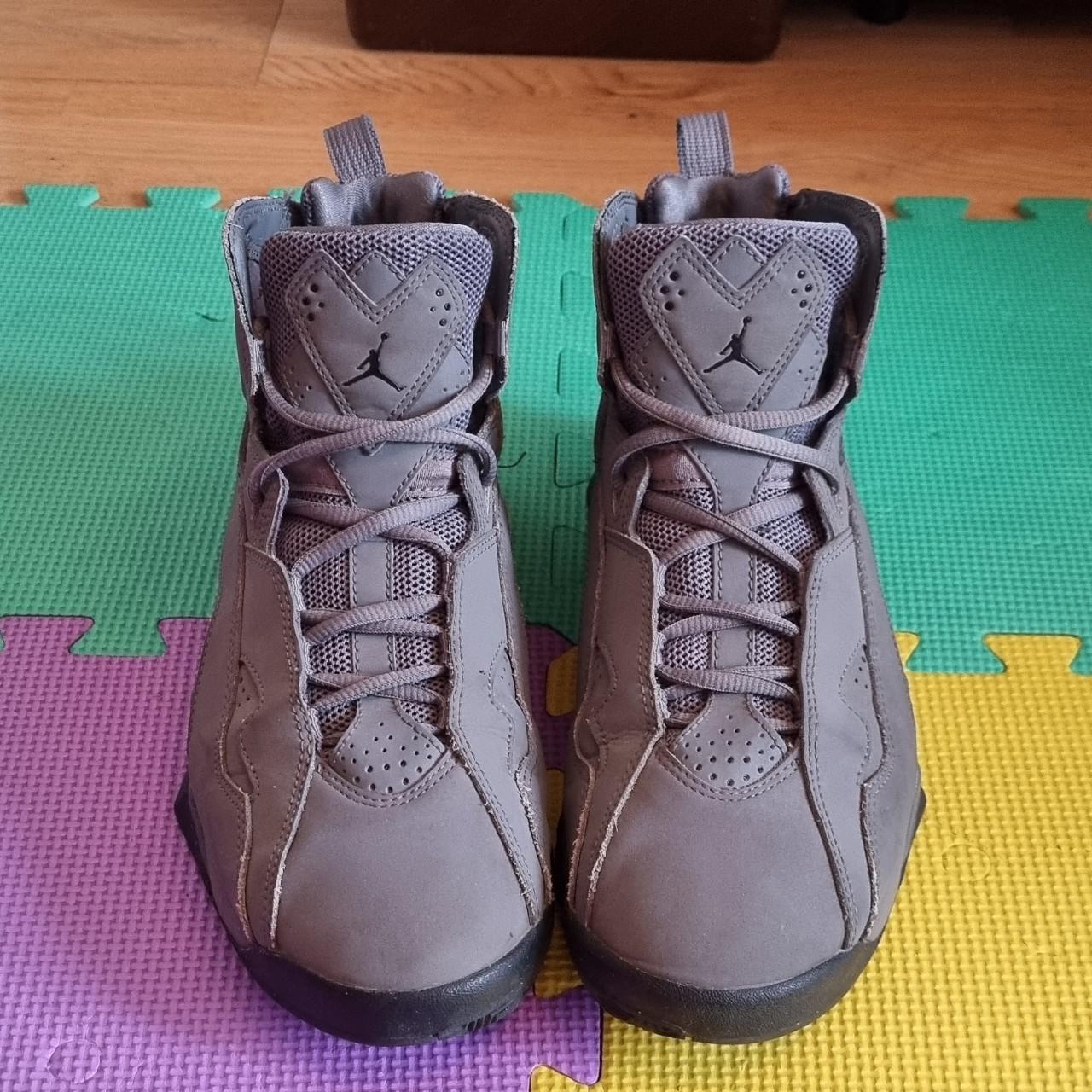 Jordan True Flight Cool Grey Black Size... - Depop