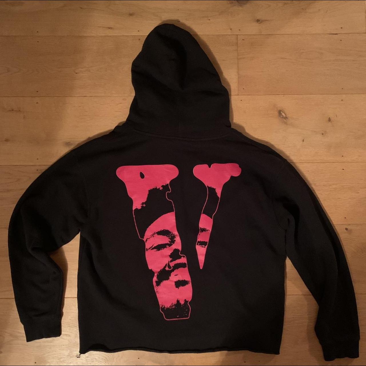 The Weeknd X Vlone After Hours Blood Drip Pullover... - Depop