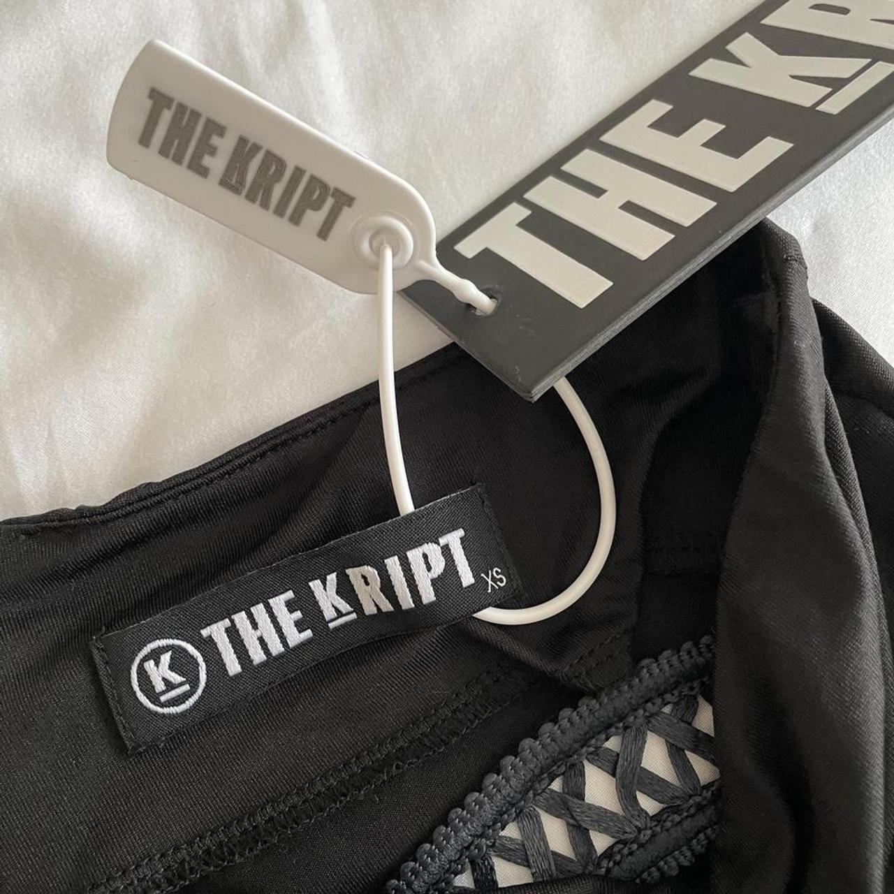 The Kript Women's Black Crop-top | Depop