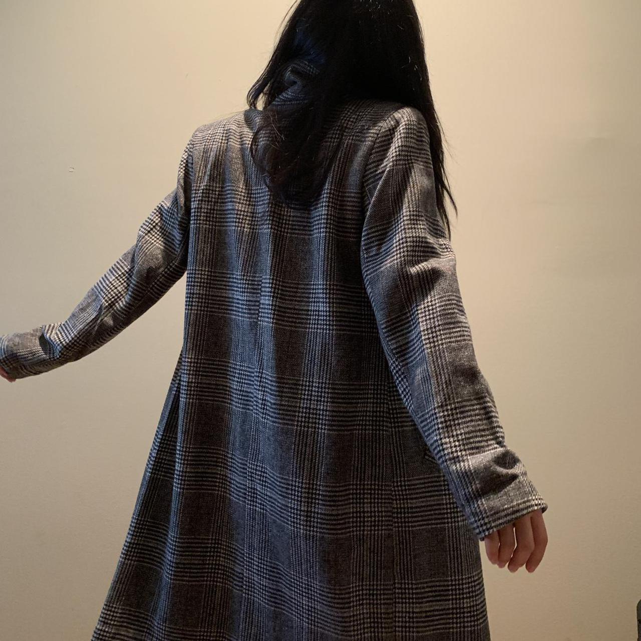 ASOS New Look plaid check pea coat Love the... - Depop