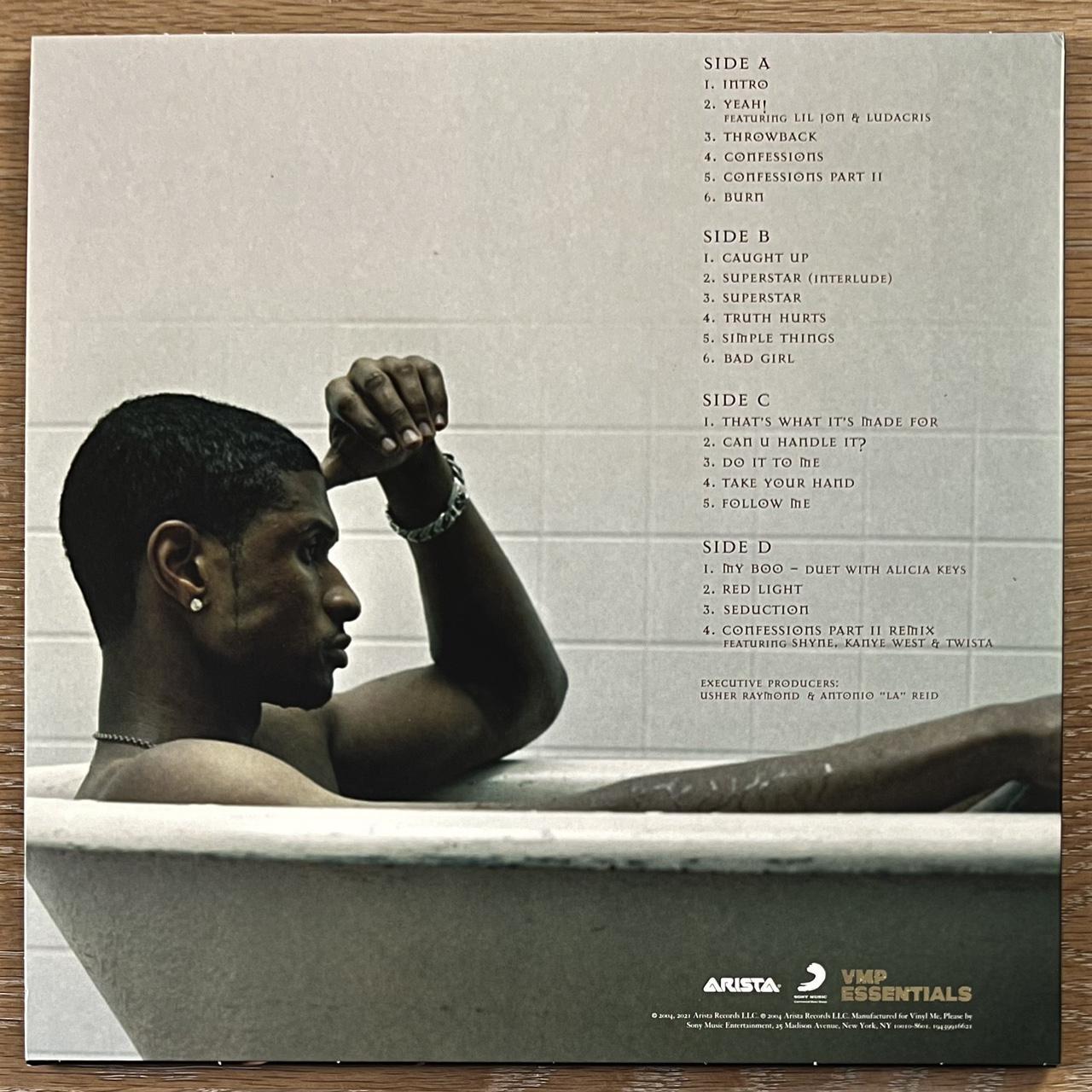 Usher ‘Confessions’ VMP vinyl jacket (no records... - Depop