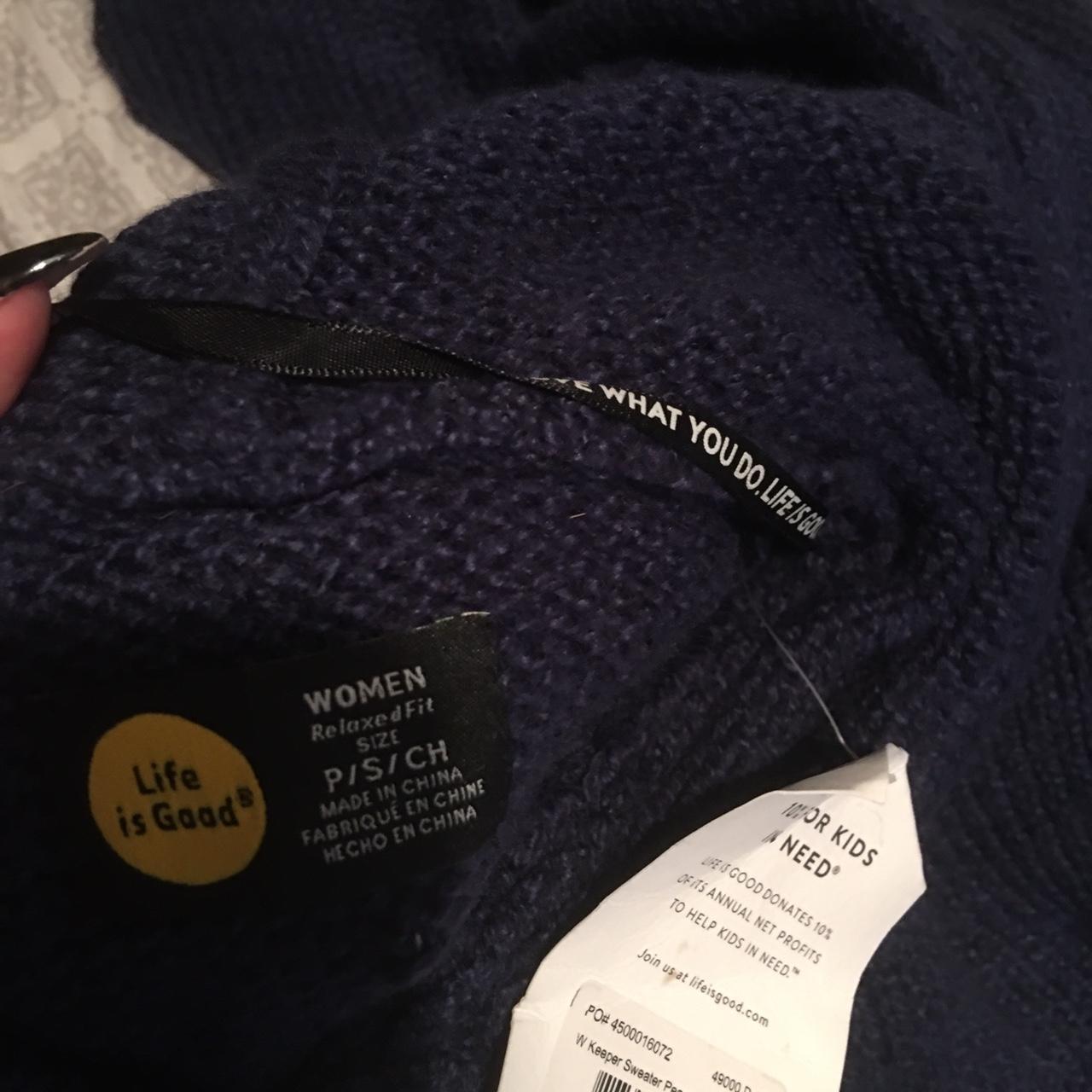 Life is good sweater Brand new with tags! Has a... - Depop