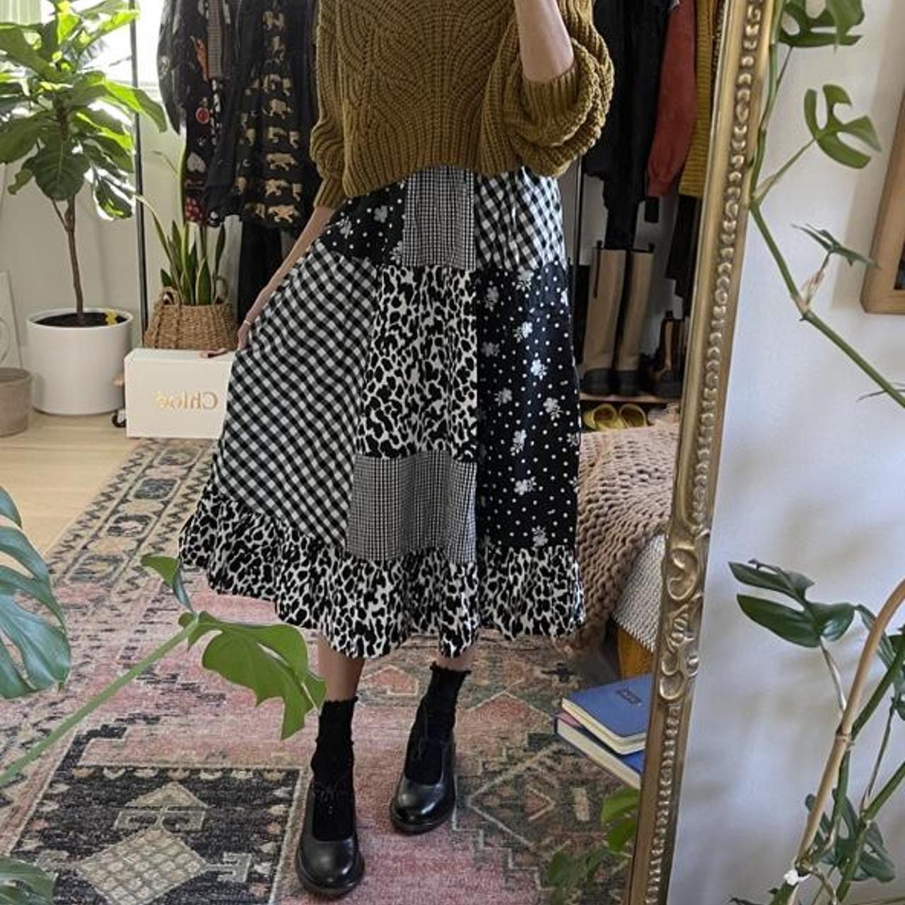 Sandy Liang x Target patchwork smocked dress, size... - Depop