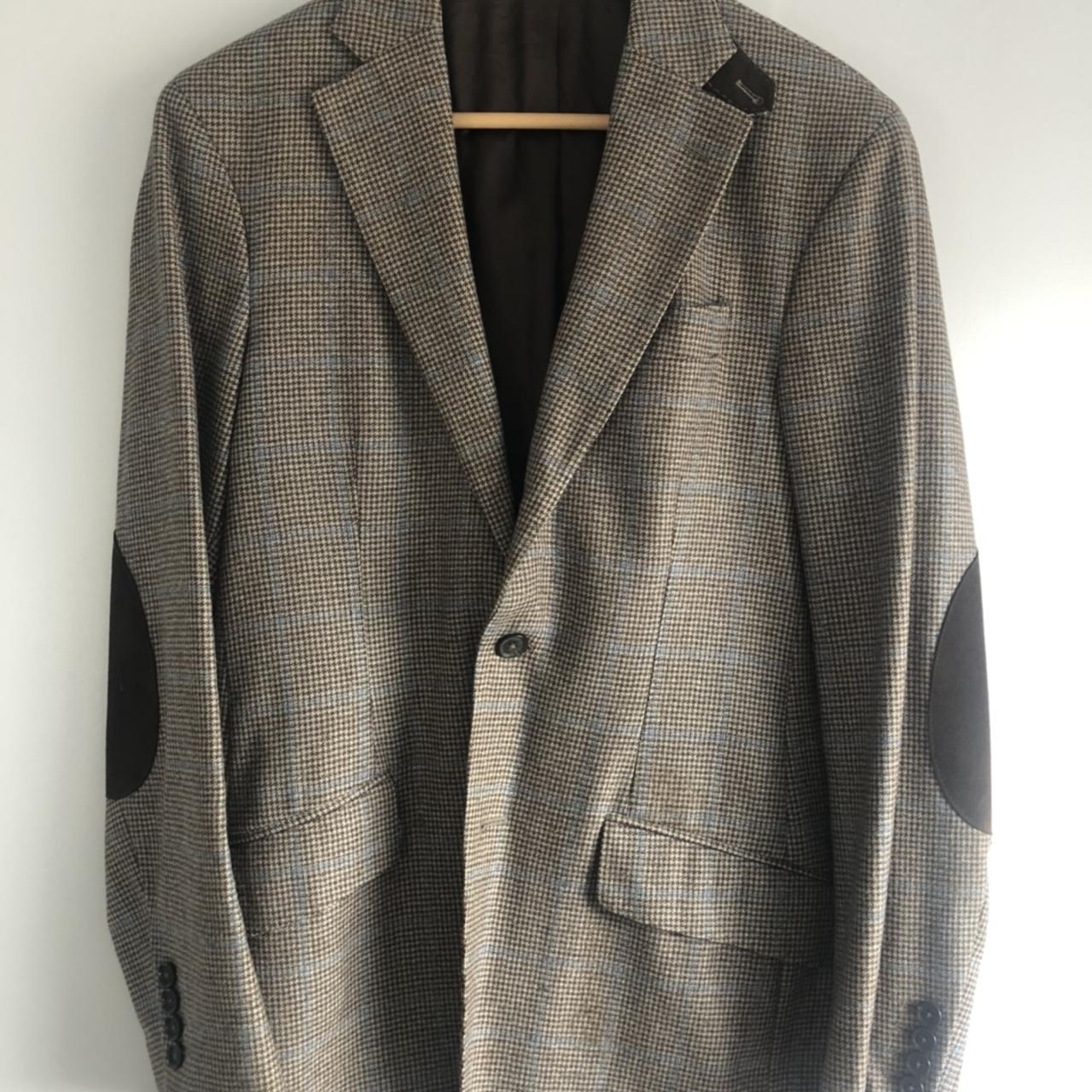 A touch class this tweed blazer. Hacket don’t muck... - Depop
