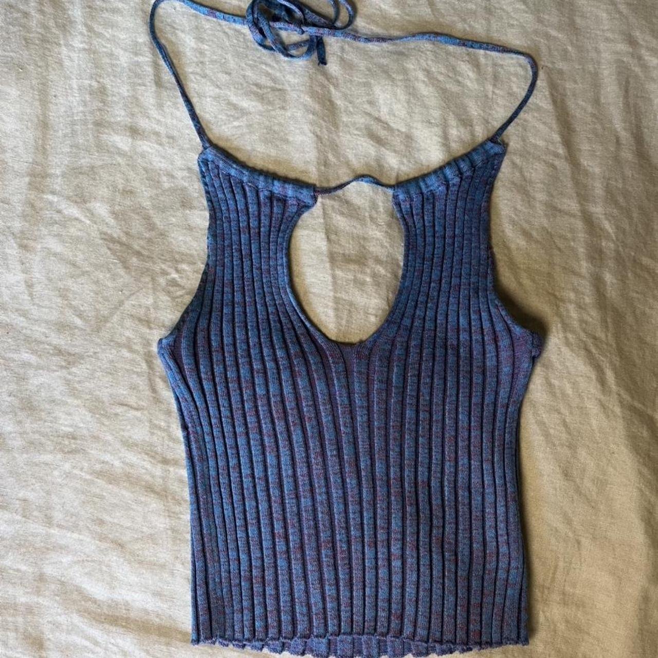 paloma wool block crop top size medium. barely work... - Depop